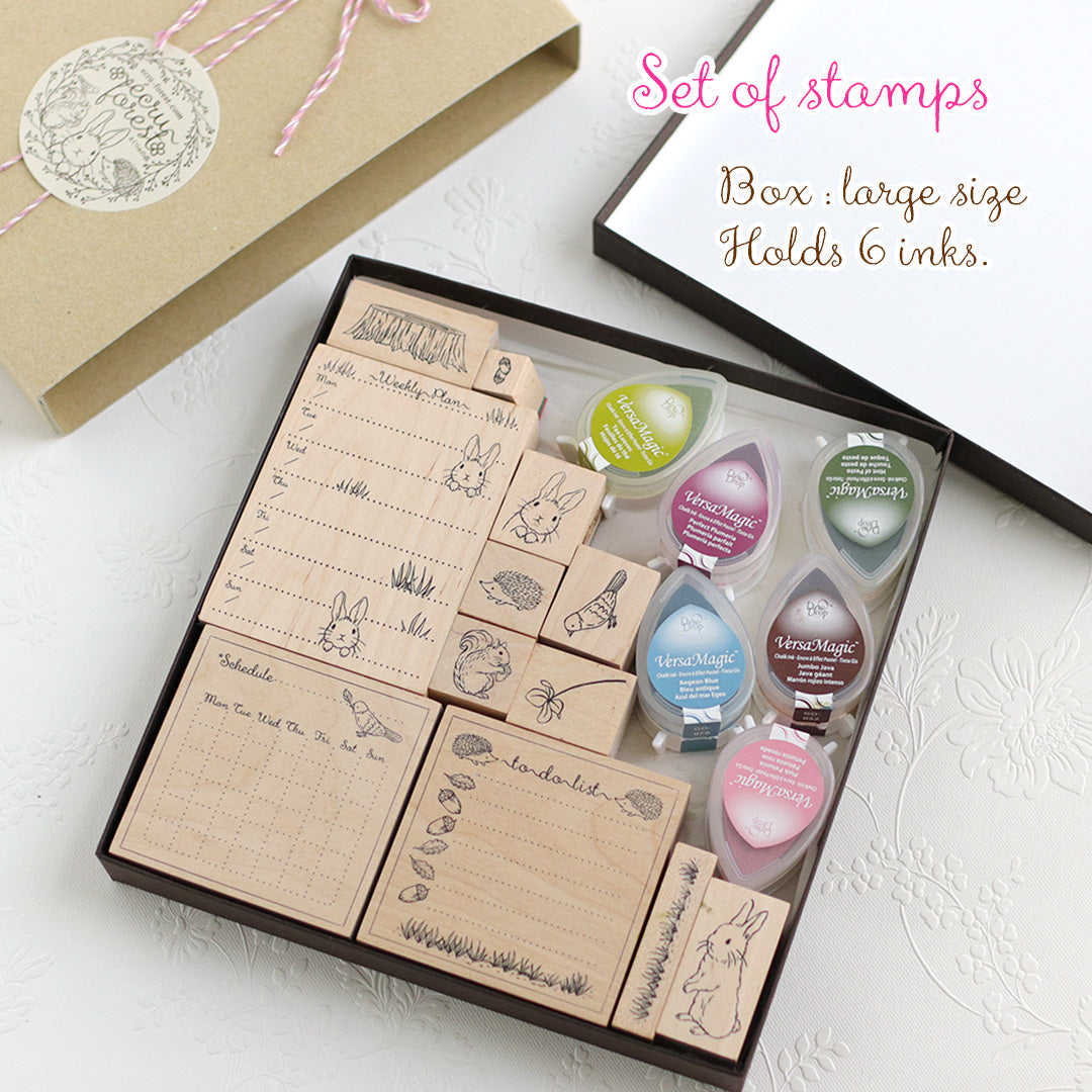 スタンプは、絵が描かなくても一瞬で「かわいい！」が手に入る – えくりゅの森 ecru forest / Handmade & Stationery