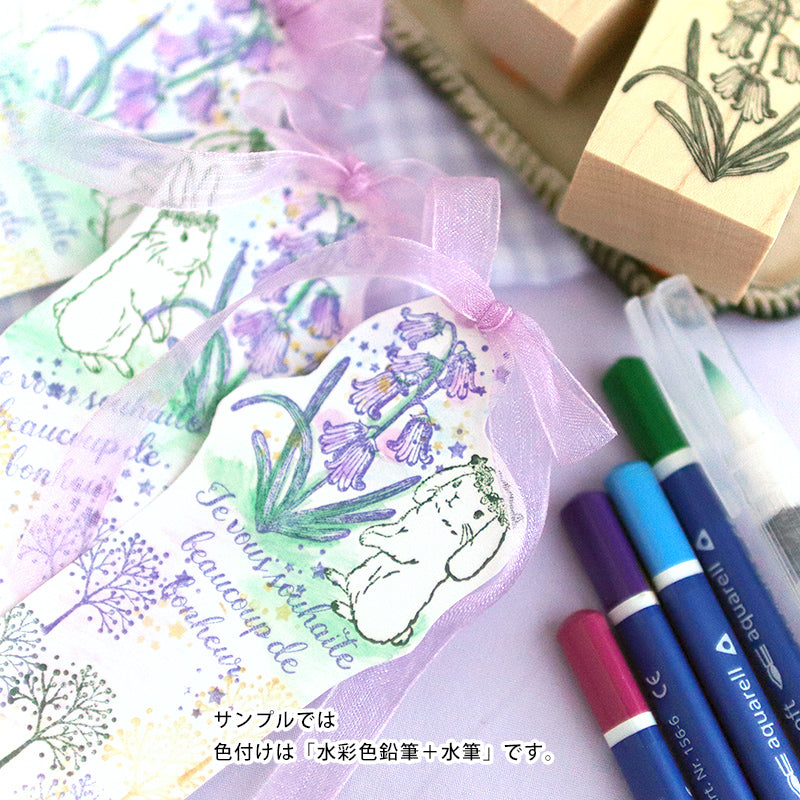 ブルーベルのカード作り：スタンプ6点セット妖精の花えくりゅの森 花祭りシリーズ年賀状・クリスマスカードポストカードにもはんこ 手帳付箋 カー – えくりゅの森 ecru forest ...